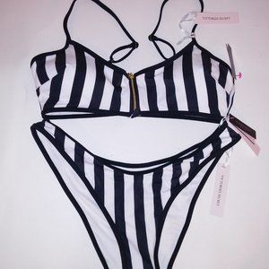Victoria's Secret | Swim | Victoria Secret Swim Bikini Top Bottom Black ...